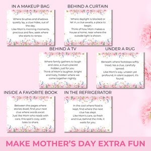 Mother's Day Scavenger Hunt, Mother's Day Game, Mother's Day Treasure ...