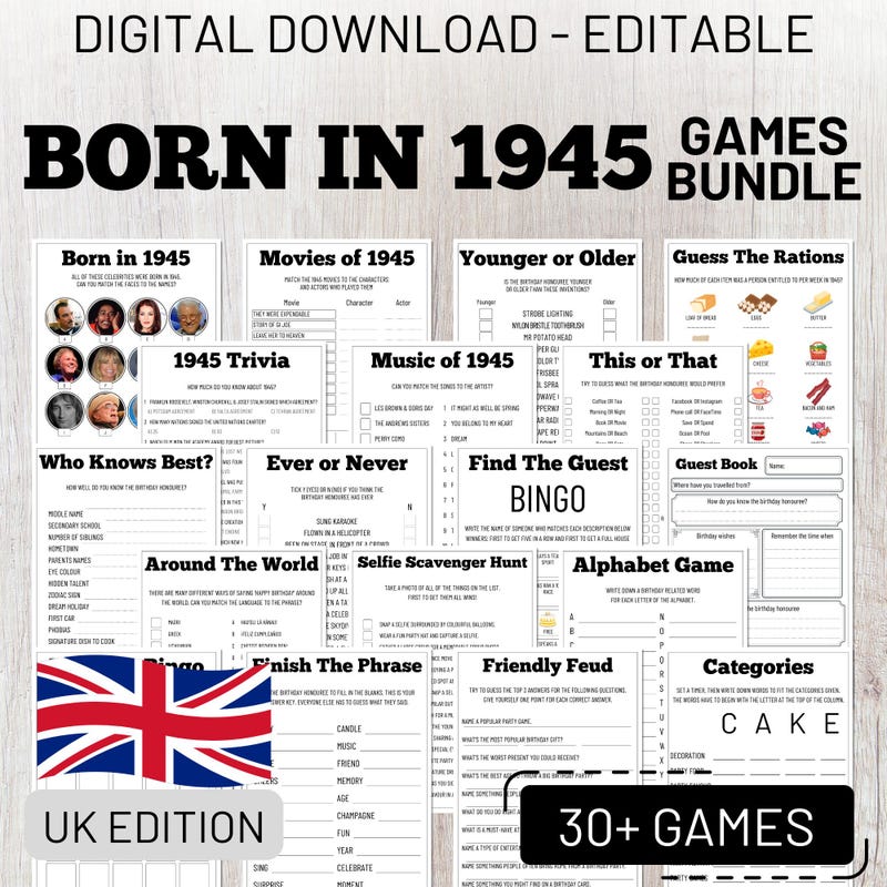 British Trivia Questions - Etsy