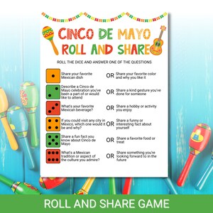 Cinco De Mayo Dice Games, Fiesta Dice Game, Fun Cinco De Mayo Games ...