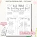Summer Trivia Quiz Game, Printable Activity, Pool Party, Family Fun ...