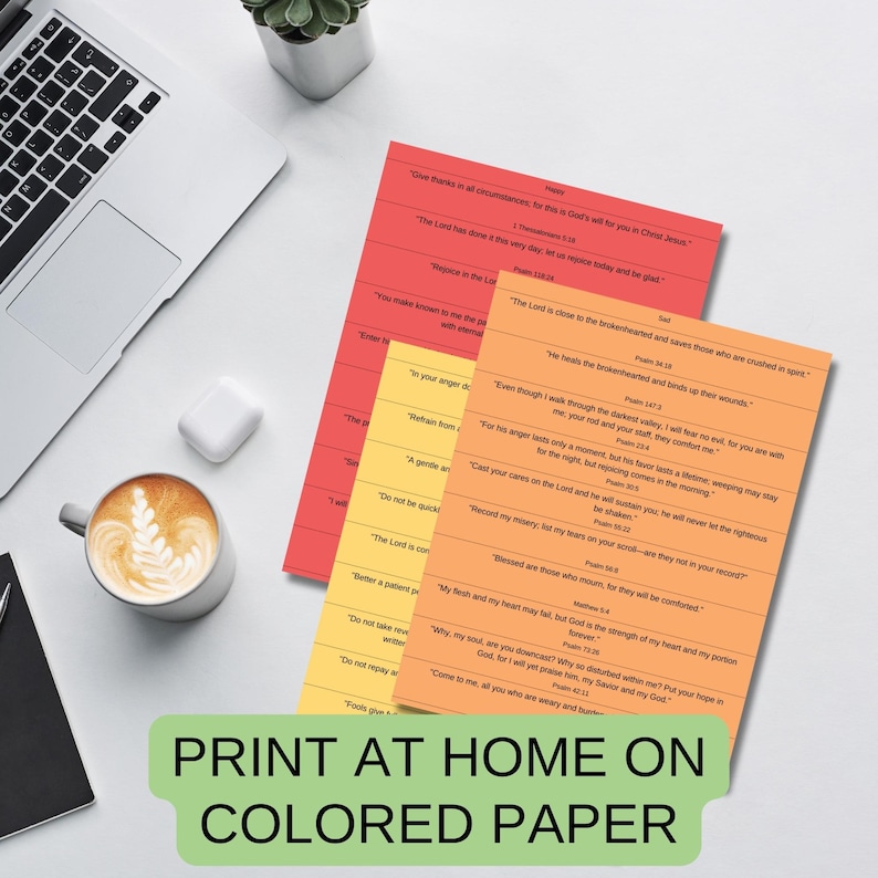 DIY Color Coded Bible Verse Jar Kit, Printable Scriptures, Christian ...