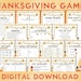 Printable Thanksgiving Games and Activities Bundle, 14 Games and ...