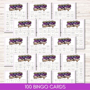 2000s Music Bingo, Printable Music Game, Party Game, Instant Download ...