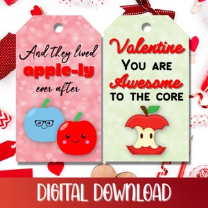 Classroom Valentine, Applesauce Valentines, Awesome Sauce Gift Tag ...