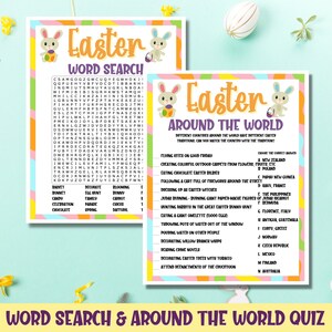 Easter Games Bundle, Easter Games Printable, Kids Easter Game ...