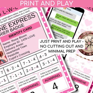 Valentine's Day Escape Room Kit, DIY Printable Game for Kids, Perfect ...