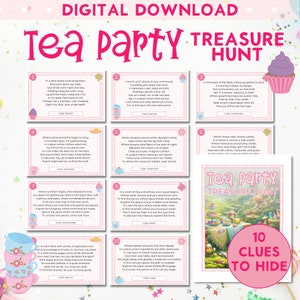 Outdoor Tea Party Treasure Hunt - Etsy