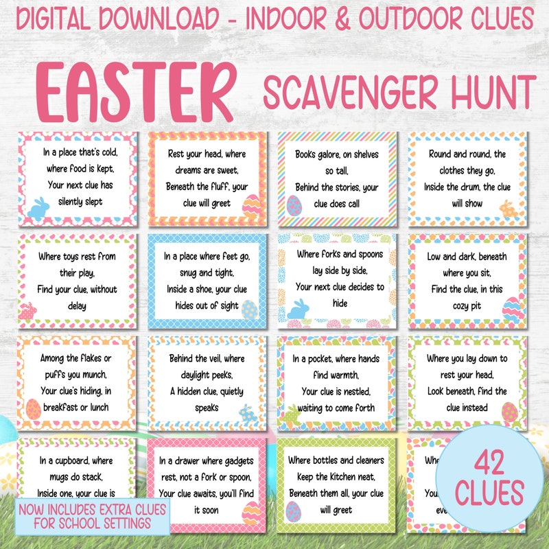 Easter Flyer Egg Hunt - Etsy