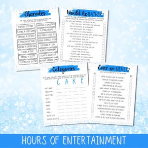 Teen Boy Birthday Party Games - Fun Editable Printable Activities for ...