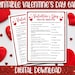 Printable Valentine's Day Movie Quotes Party Game, Instant Download - Etsy