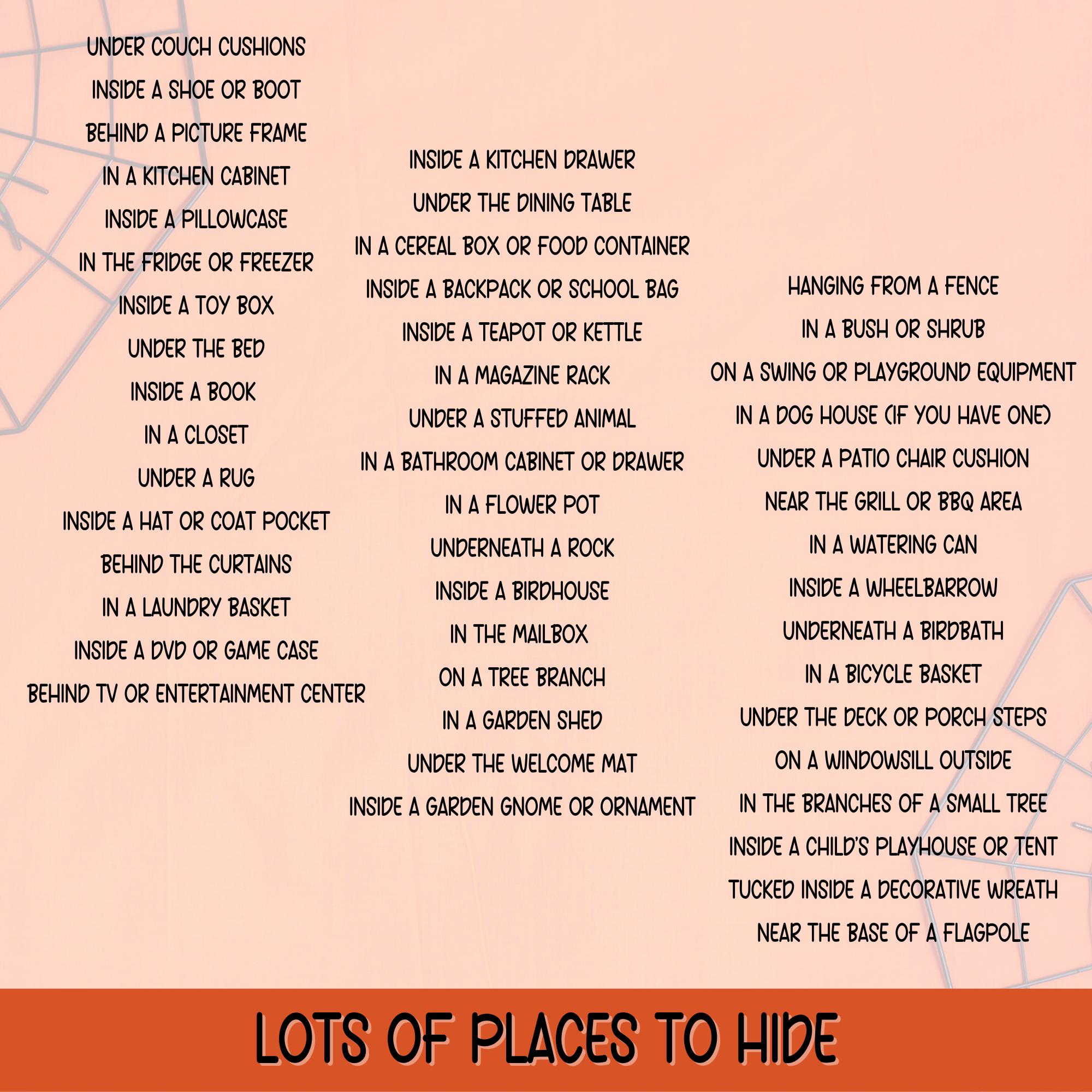 Halloween Scavenger Hunt for Kids, Fun Printable Game, Indoor and ...