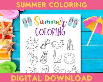 Summer How Many Words Game, Printable Activity, Pool Party, Family Fun ...
