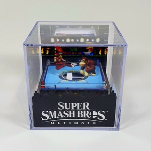Super Smash Bros Ultimate Boxing Ring - Diorama Cube With Sound and LED ...