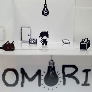 OMORI White Space - Diorama Cube With Sound and LED Light - Gamer Decor ...