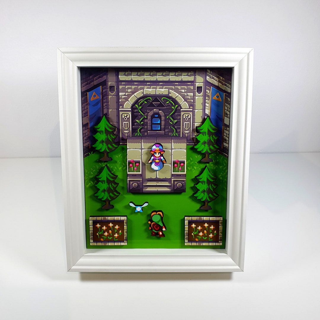 Zelda Ocarina of Time Shadow Box 9x11" - Shadow Box With Sound - Gift ...