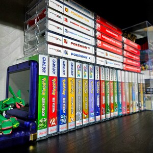 12 Pokémon Gameboy Cassette Case Set - Keep Your Games Organized ...