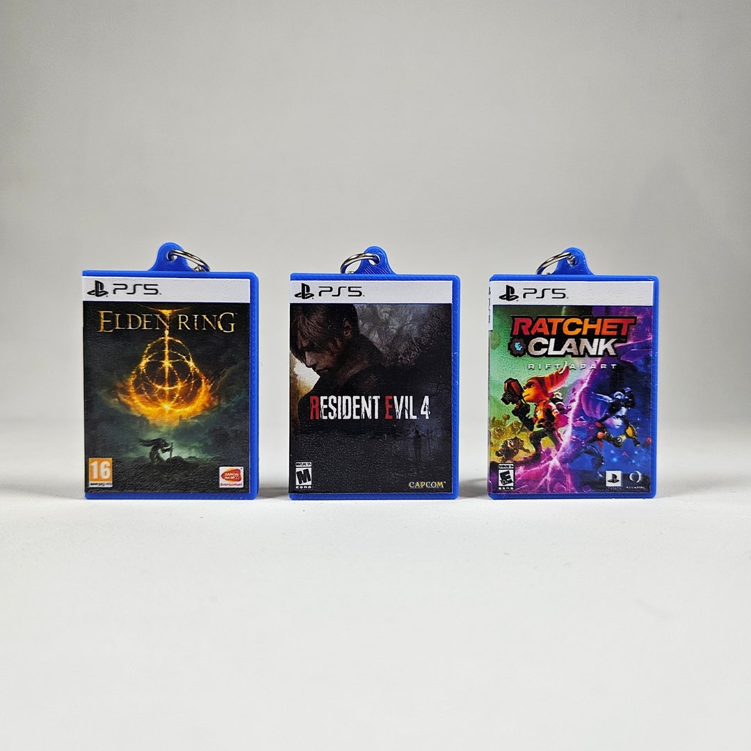 PS5 Game Keychain Miniature CUSTOMIZABLE - Premium Quality Anti-scratch ...