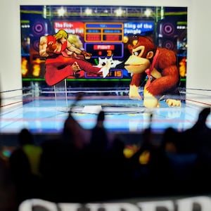 Super Smash Bros Ultimate Boxing Ring - Diorama Cube With Sound and LED ...