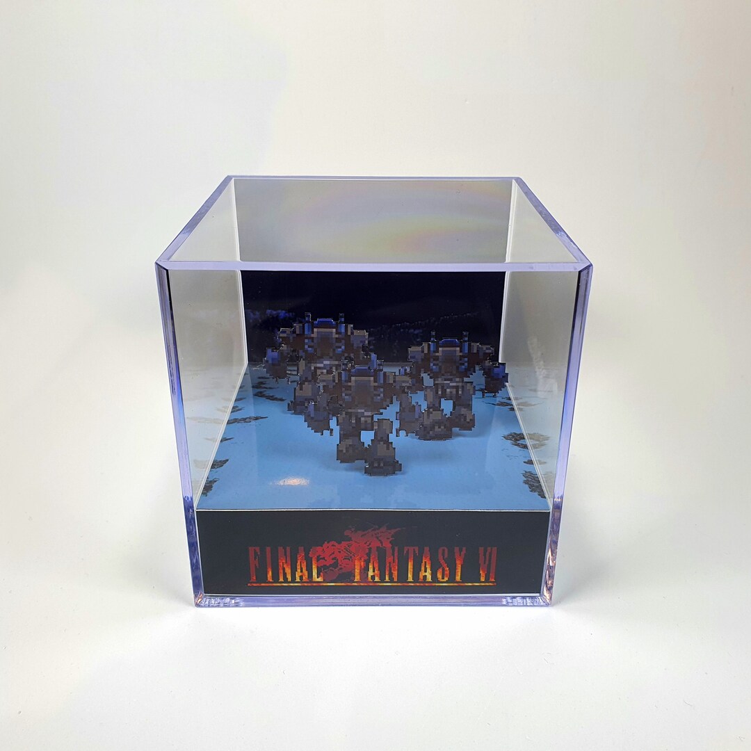 Final Fantasy VI - Diorama Cube With Sound and LED Light - Gift for ...