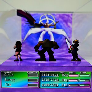 Final Fantasy VII Safer Sephiroth Boss Battle Diorama Cube With Sound ...