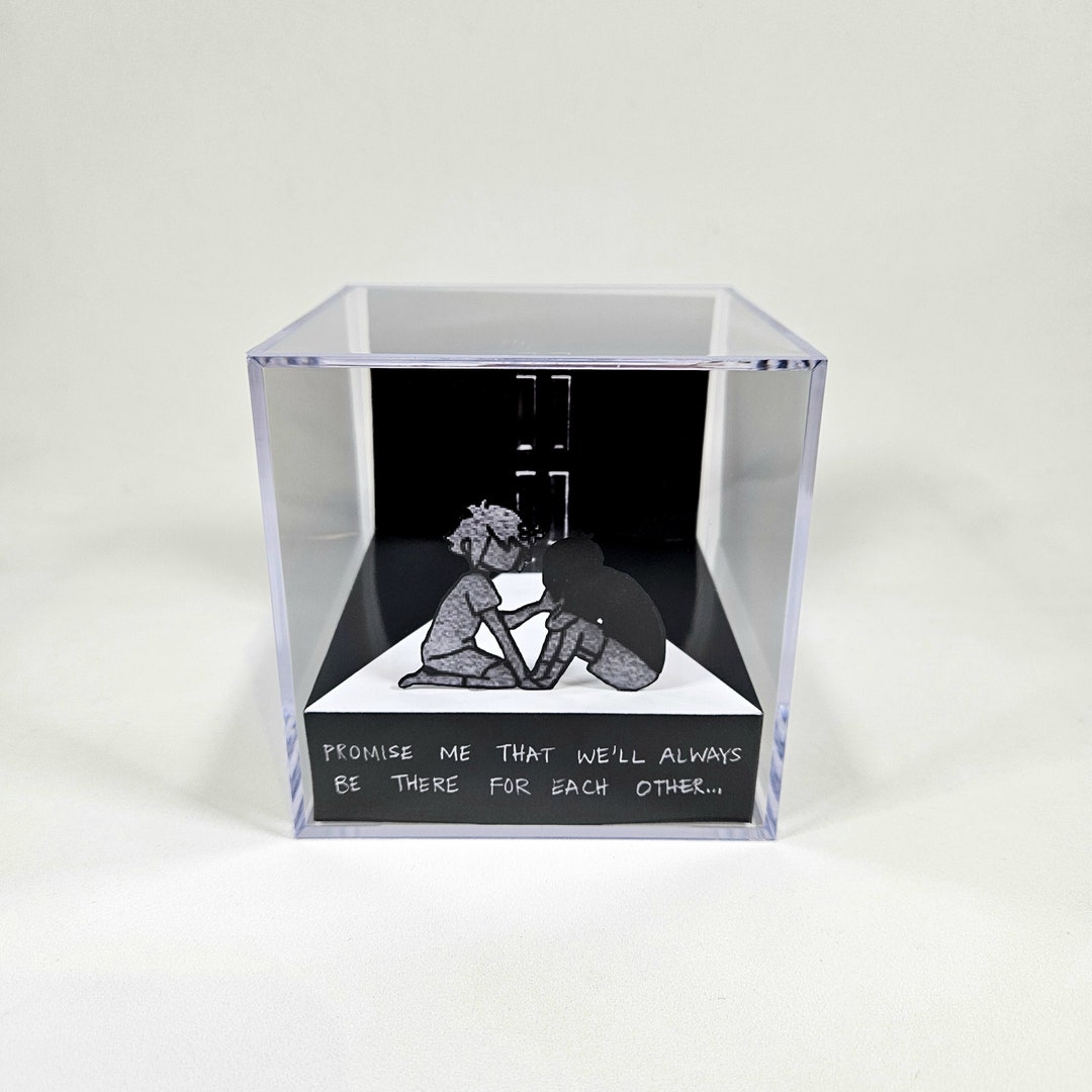 OMORI Promise Me - Diorama Cube With Sound and LED Light - Gamer Decor ...