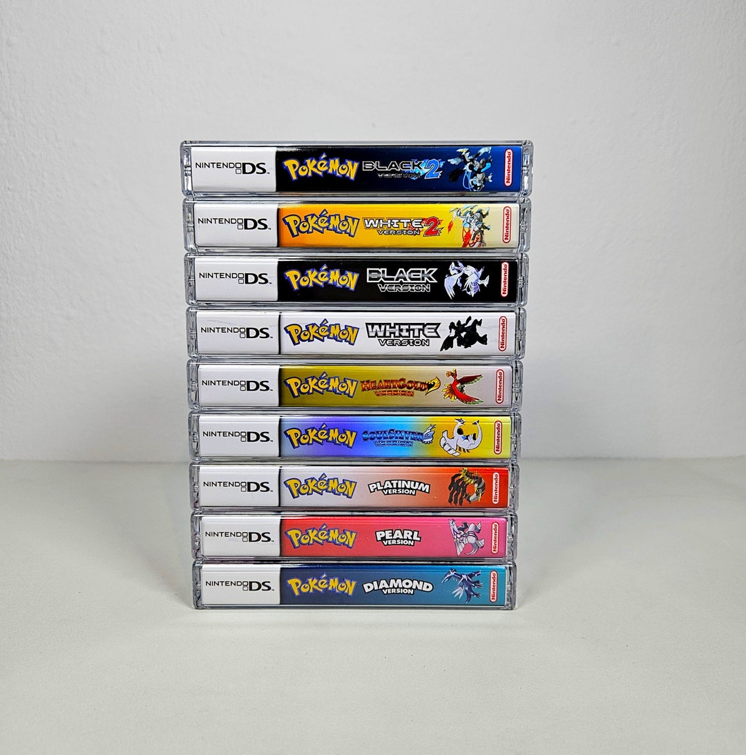 9 Pokémon Nintendo DS Cassette Case Set - Keep Your Games Organized ...