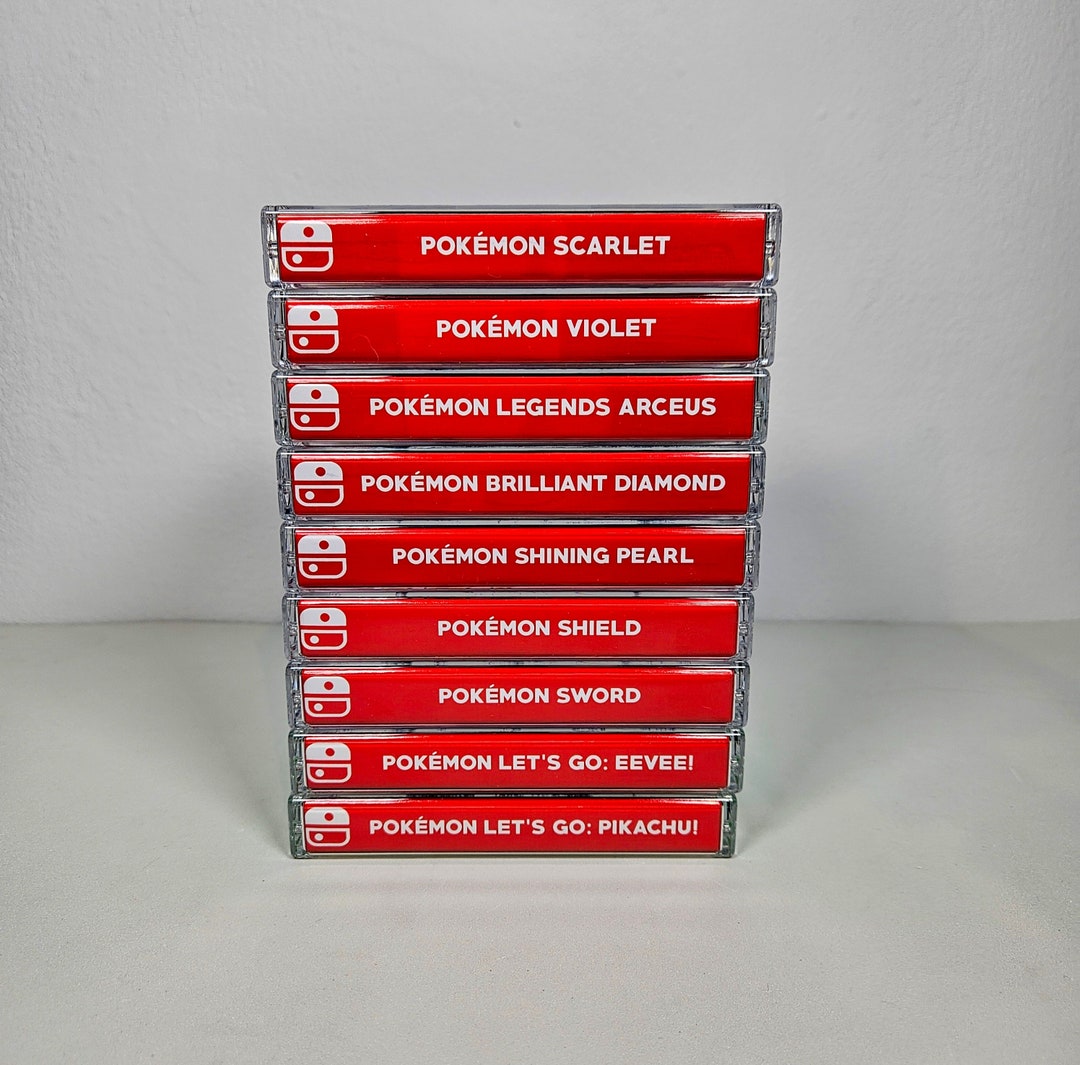 9 Pokémon Switch Cassette Case Set - Keep Your Games Organized ...