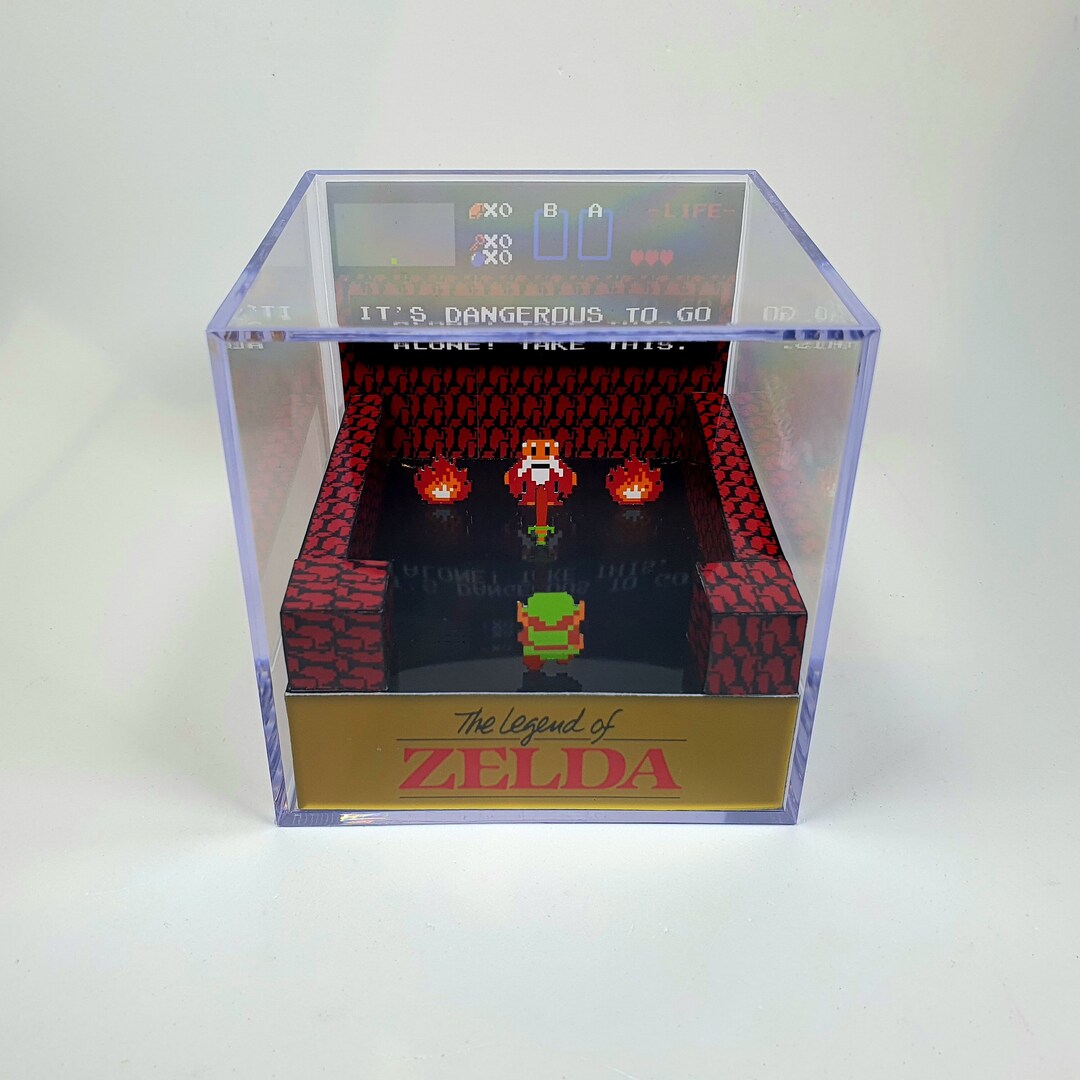The Legend of Zelda - Diorama Cube With Sound and LED Light - Miniature ...