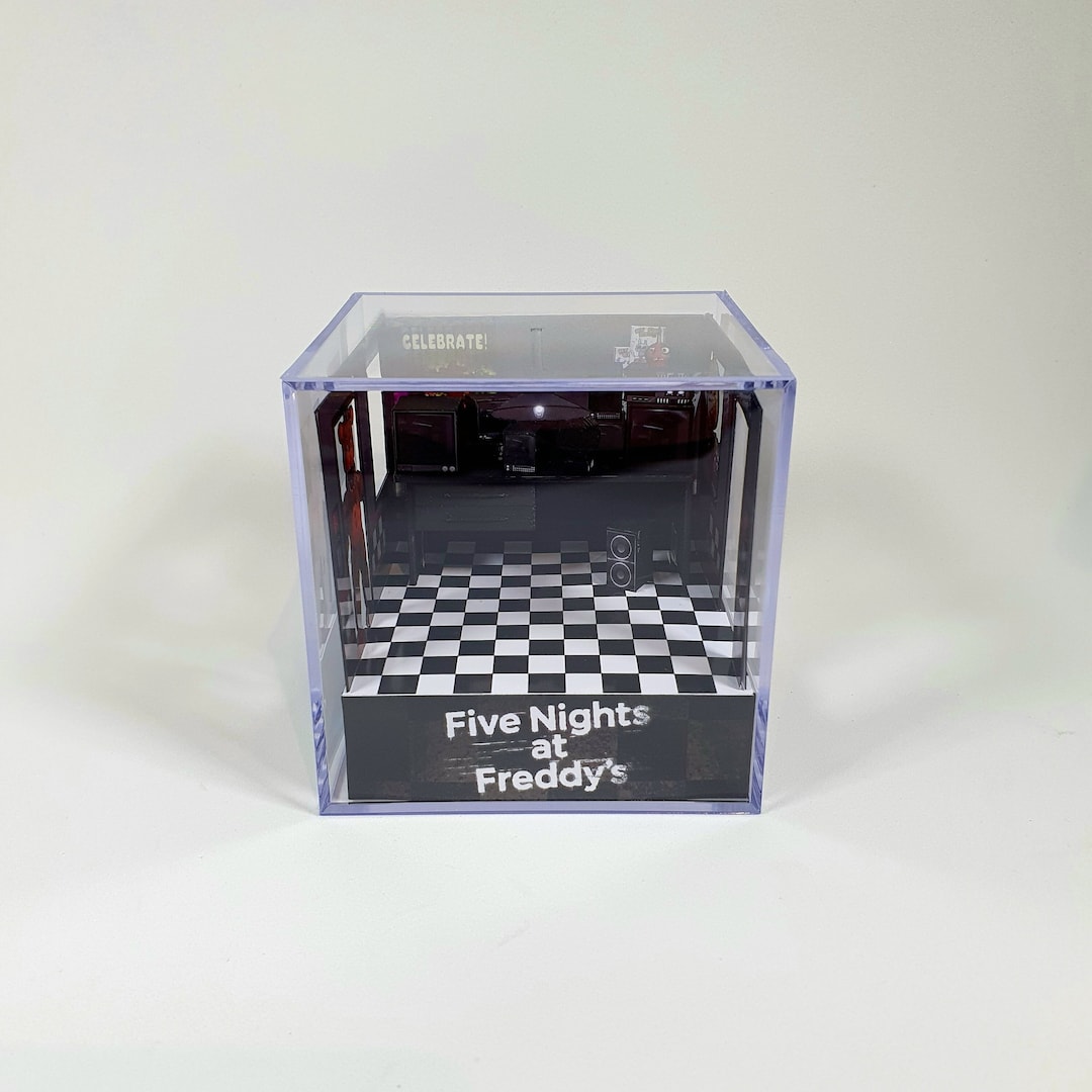 FNAF Five Nights at Freddy's the Office - Diorama Cube Con Sonido Y Luz ...