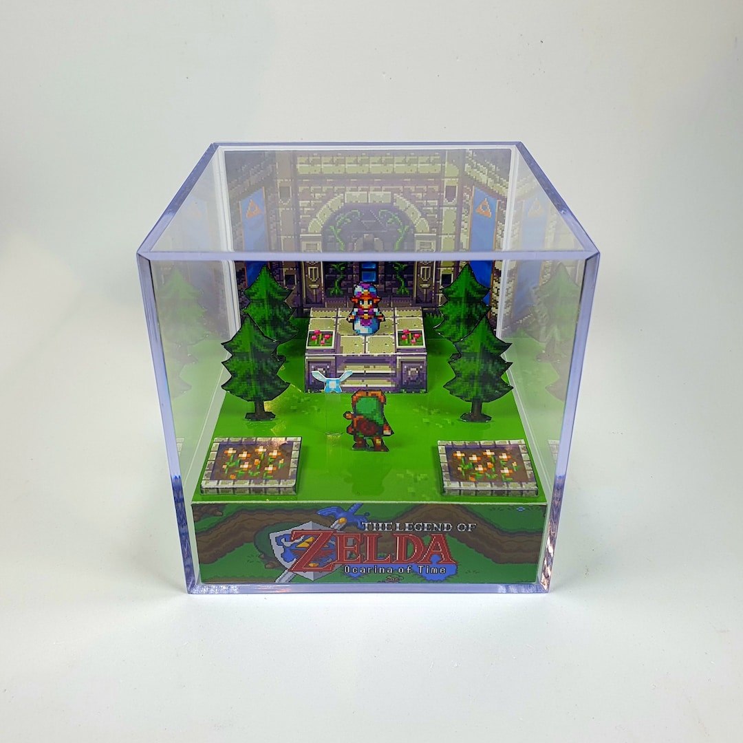 The Legend of Zelda: Ocarina of Time 2D Diorama - Link Meets Zelda ...