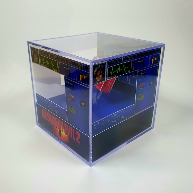 Resident Evil 2 Claire Redfield Inventory Screen Diorama - Etsy