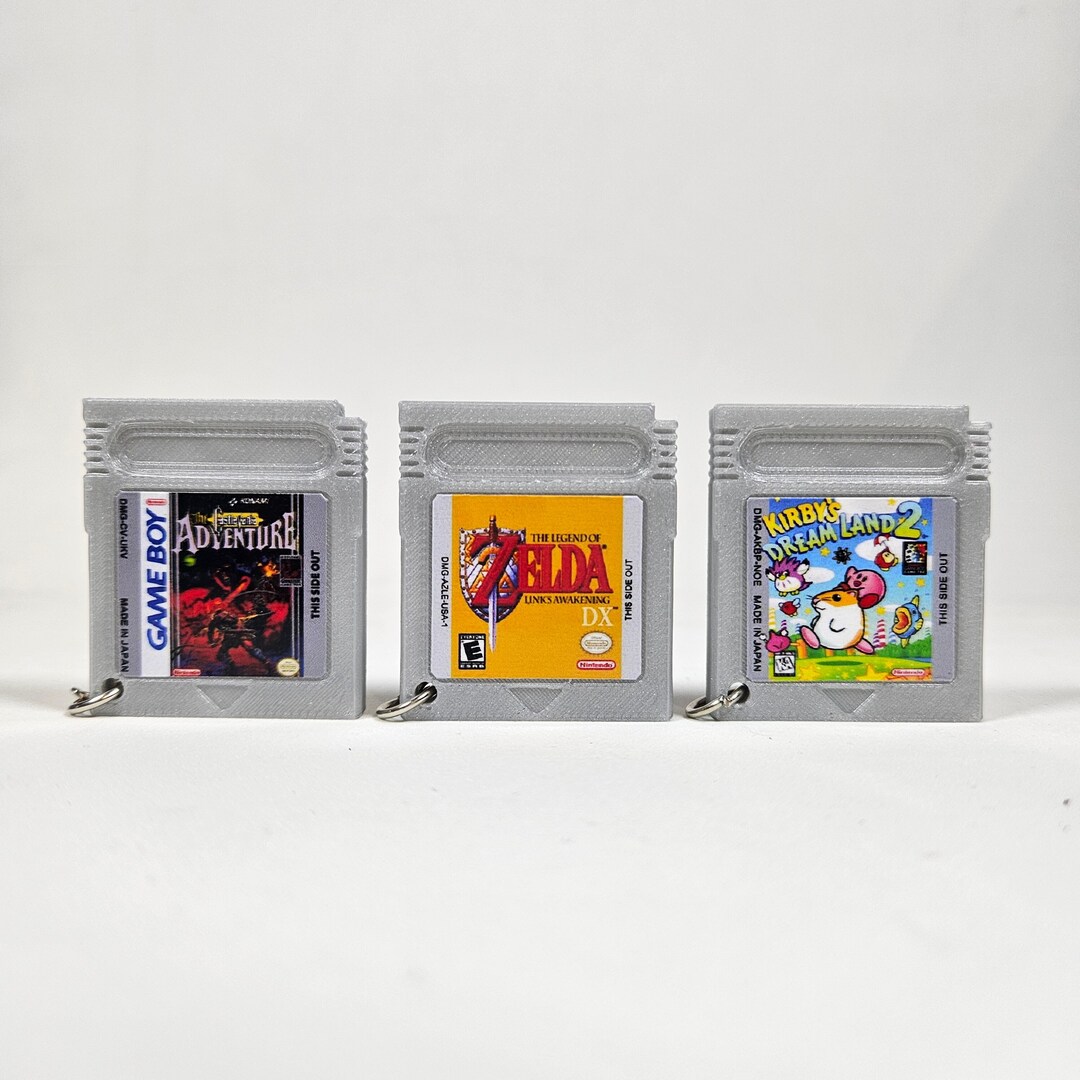 Game Boy Cartridge Keychain Miniature CUSTOMIZABLE - Premium Quality ...