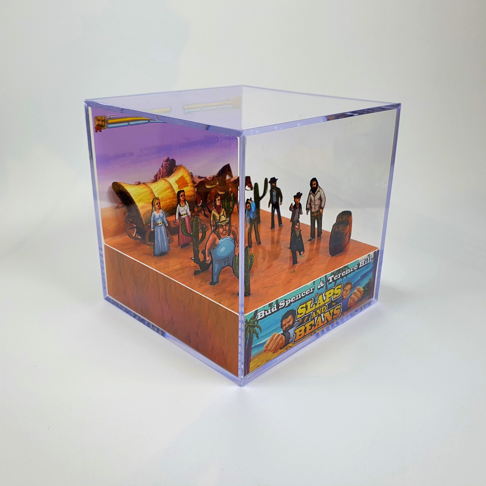 Bud Spencer & Terence Hill SLAPS and BEANS Diorama Cube With - Etsy