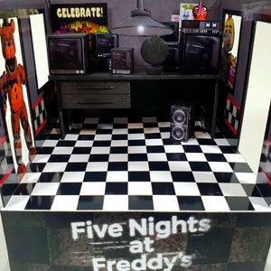 FNAF Five Nights at Freddy's the Office - Diorama Cube Con Sonido Y Luz ...
