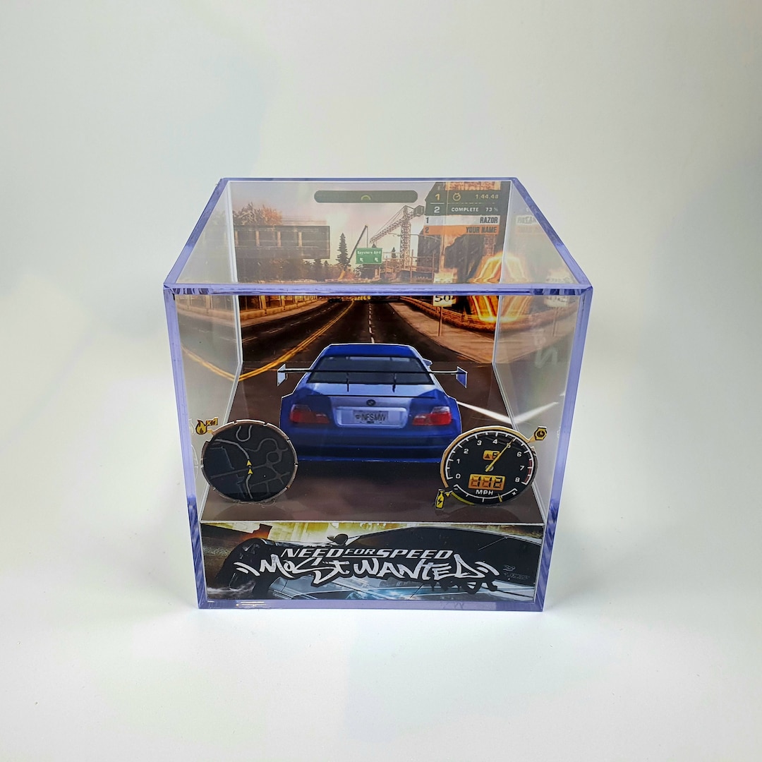 Need for Speed Most Wanted - Diorama Cube With Sound and LED Light ...