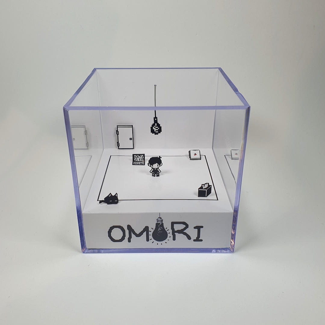 OMORI White Space - Diorama Cube With Sound and LED Light - Gamer Decor ...
