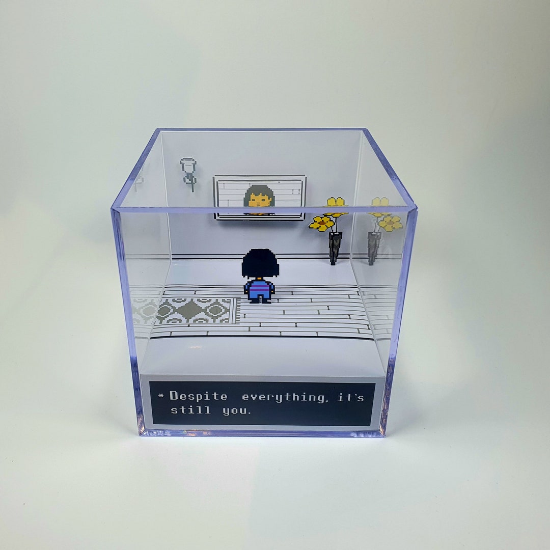 Undertale Despite Everything It's Still You - Handmade Shadow Box ...