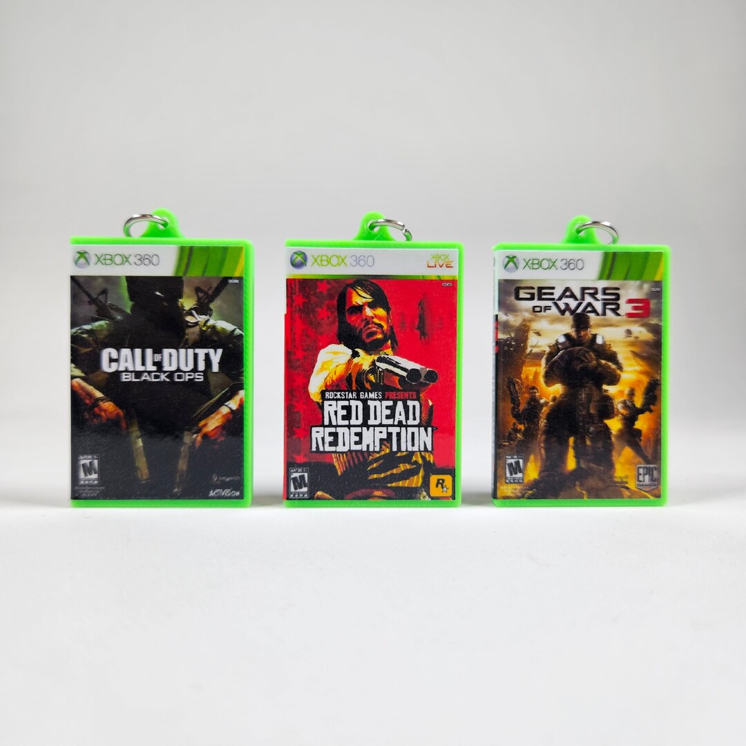 XBOX 360 Game Keychain Miniature CUSTOMIZABLE - Premium Quality Anti ...