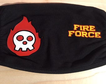 Fire Force Mask - Etsy