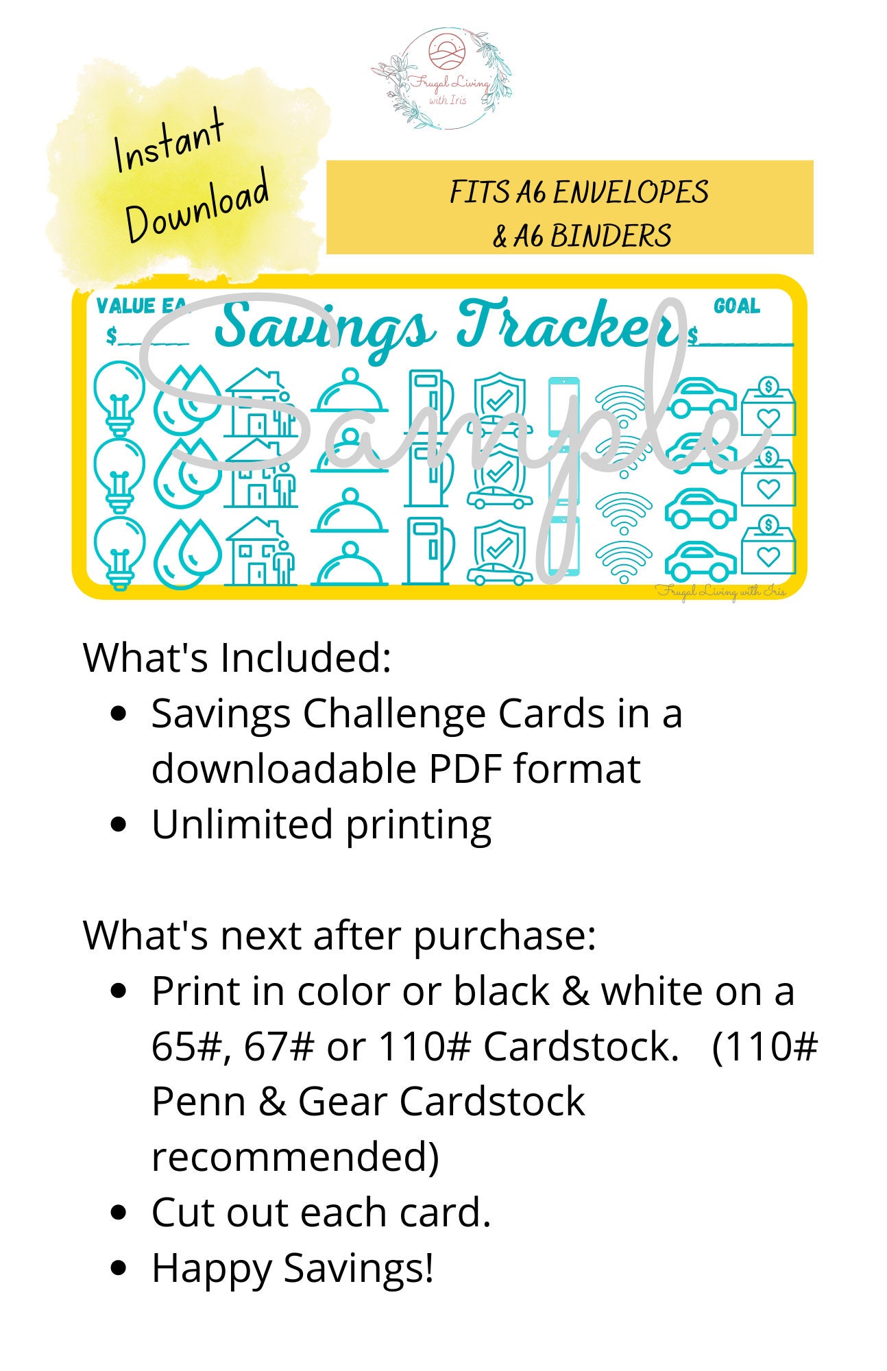 Paper License| Printable| Cash Budget Motorcycle Savings Challenge ...