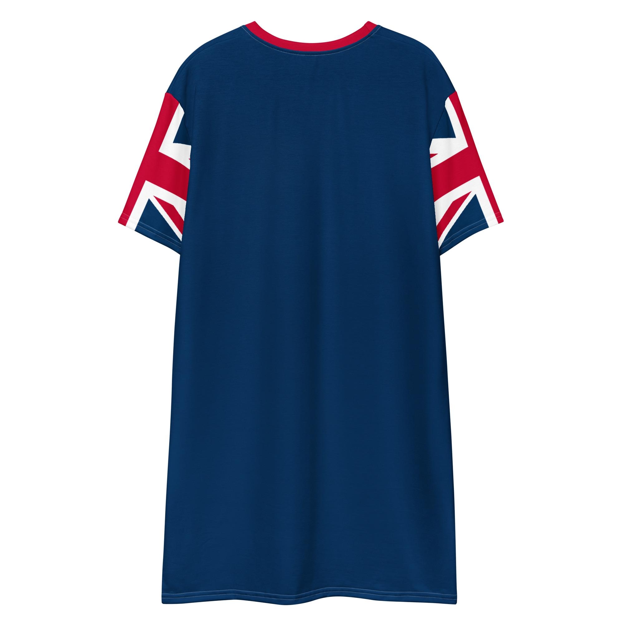 Union Jack T-shirt Dress: British Flag Sleeves - Etsy