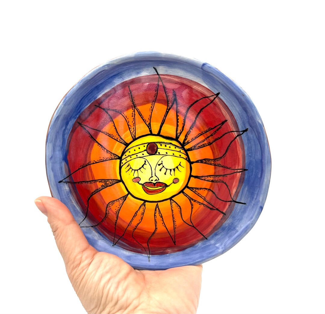 Sunshine Plate - Etsy