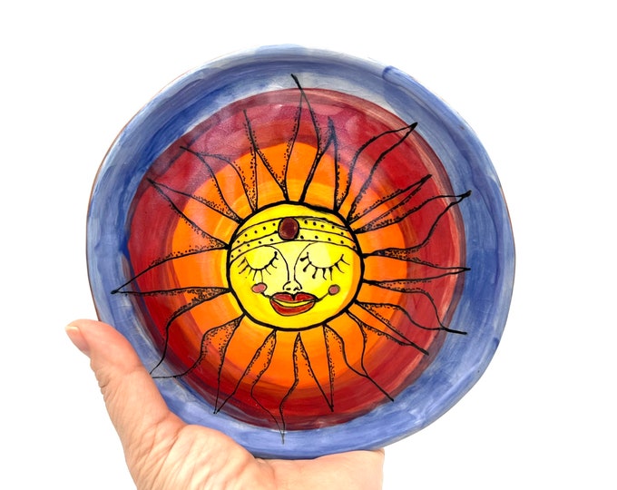 Sunshine Plate - Etsy