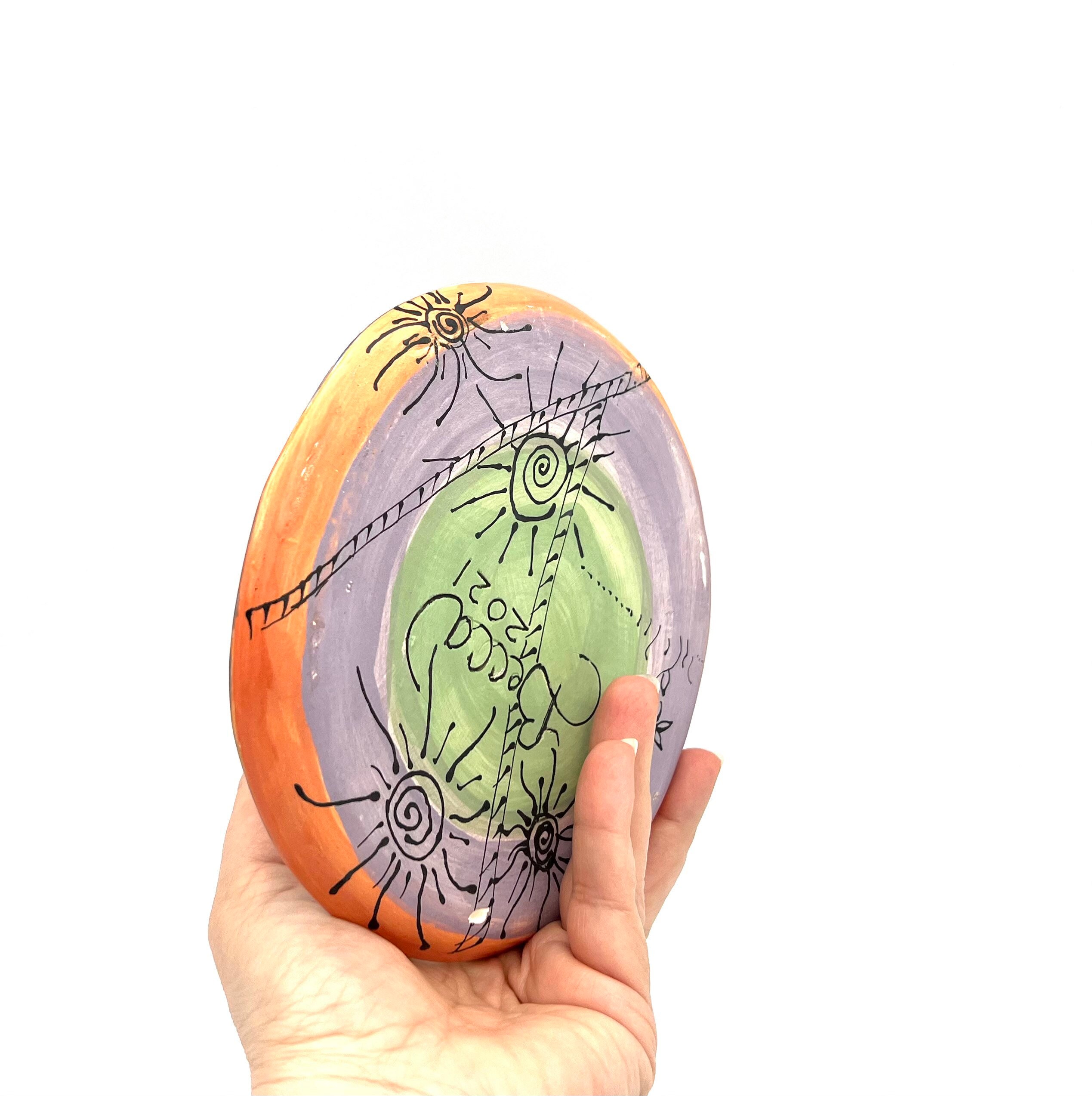 Sunshine Plate - Etsy