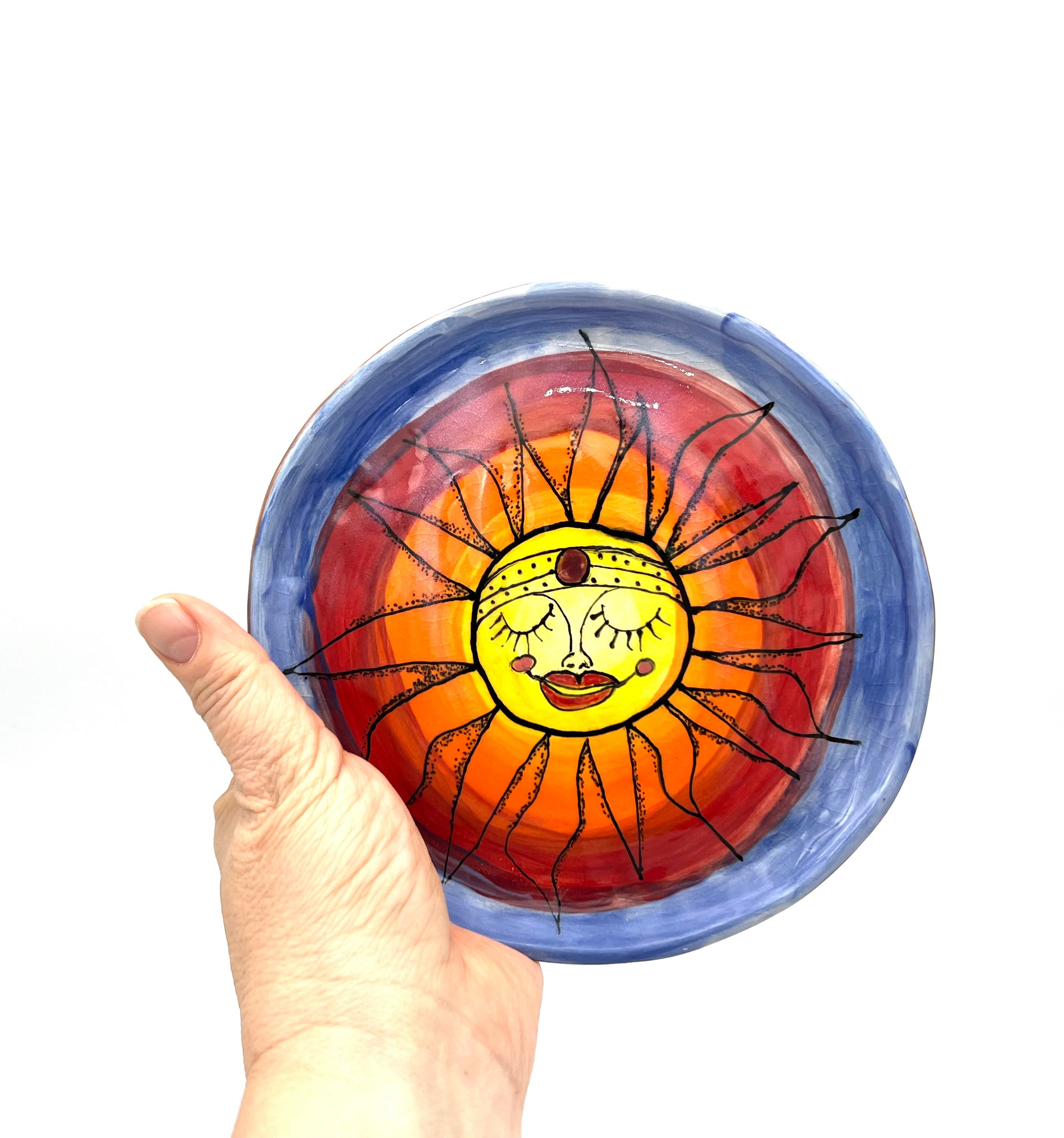 Sunshine Plate - Etsy