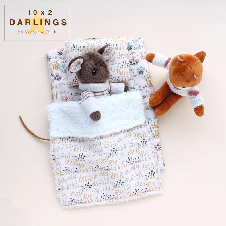 Conjunto com 6 miniaturas de animais da floresta com instruções ...