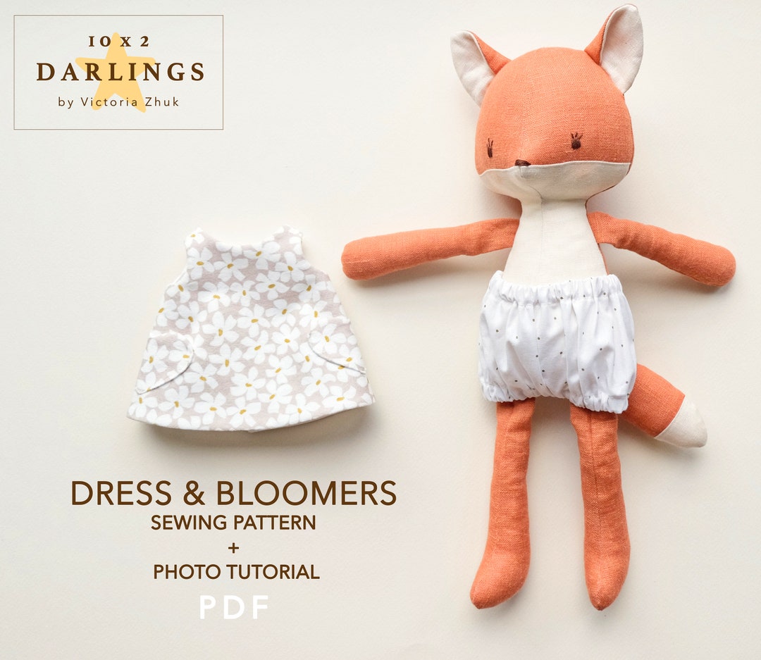 Dess and Bloomers Sewing Pattern and Photo Instructions PDF - Etsy
