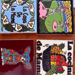 Talavera Tiles - Decorative Square Tiles - Etsy