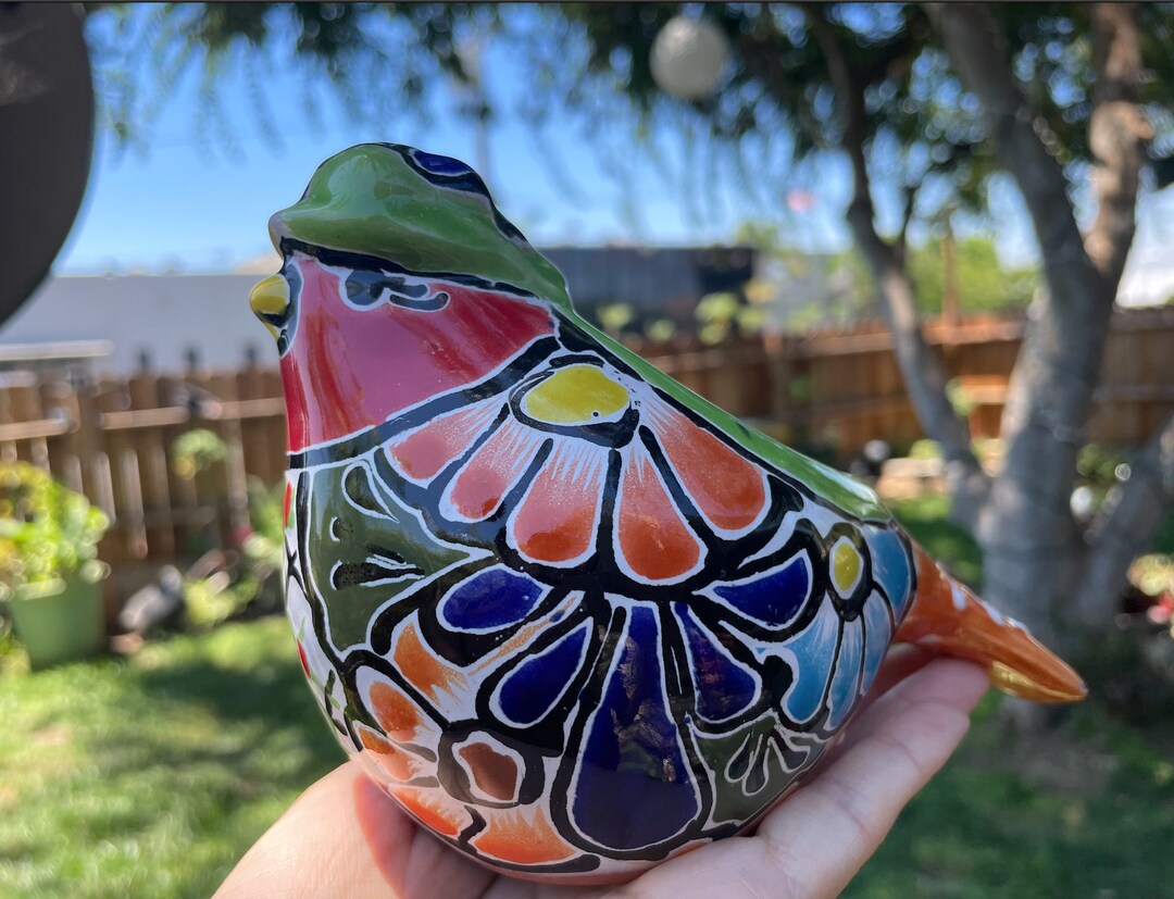 Pigeon Talavera Planter Handmade in Mexico - Etsy