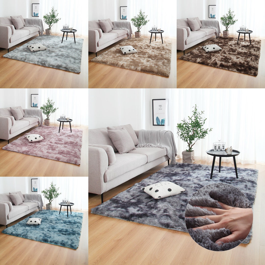 Super Soft Fluffy Velvet Indoor Carpet Rugs Area Carpet Home Floor Mat ...
